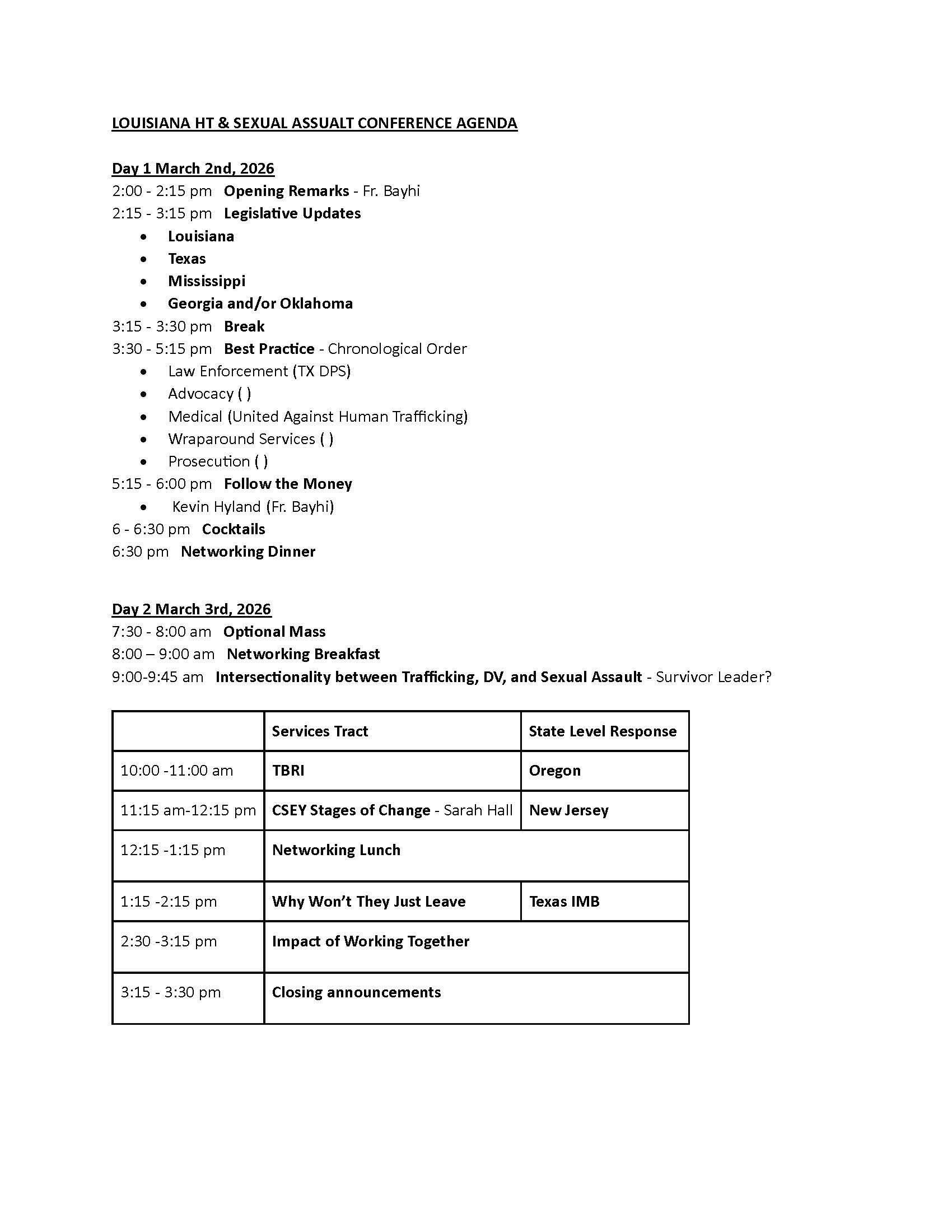 Metanoia Manor – Mid South Human Trafficking & Sexual Assault Conference