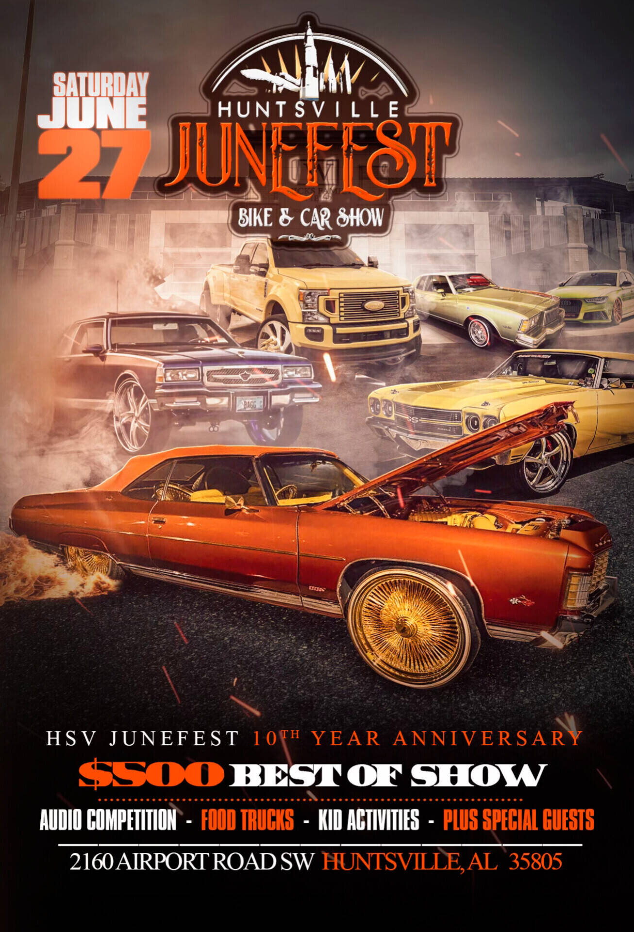 Huntsville JuneFest – 10th Year Anniversary Huntsville Junefest Carshow