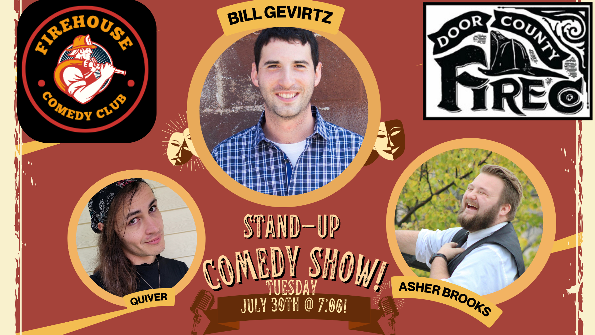 Firehouse Comedy Club - (Second Floor of Door County Fire Company ...