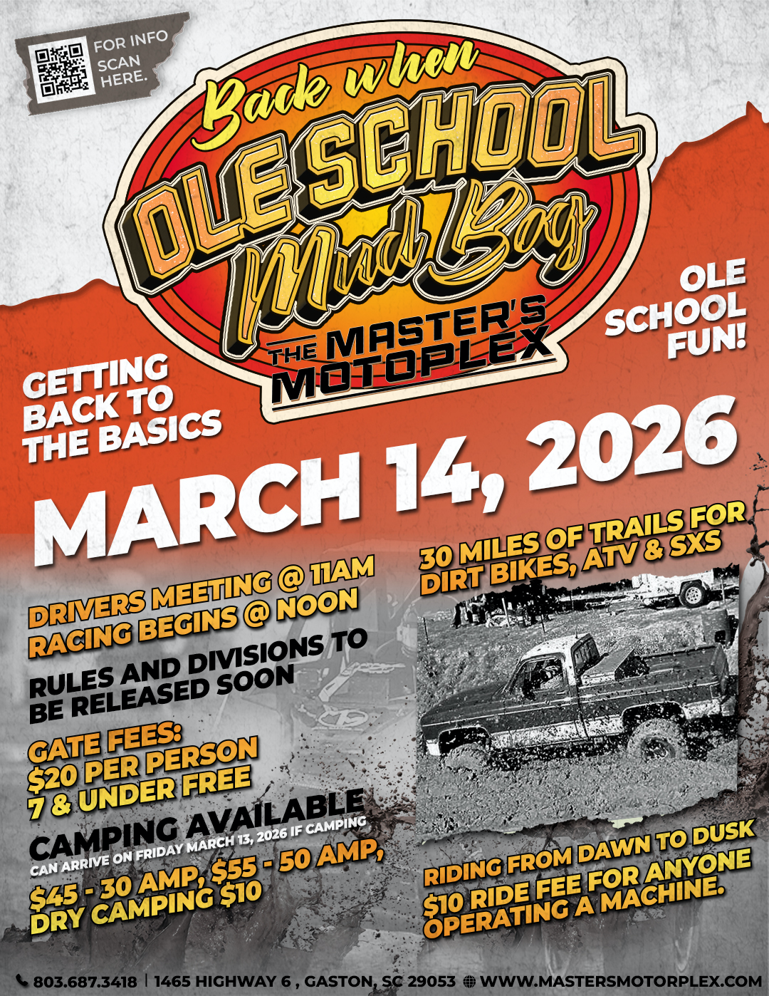 The Master's Motoplex – Ole School Mud Bog