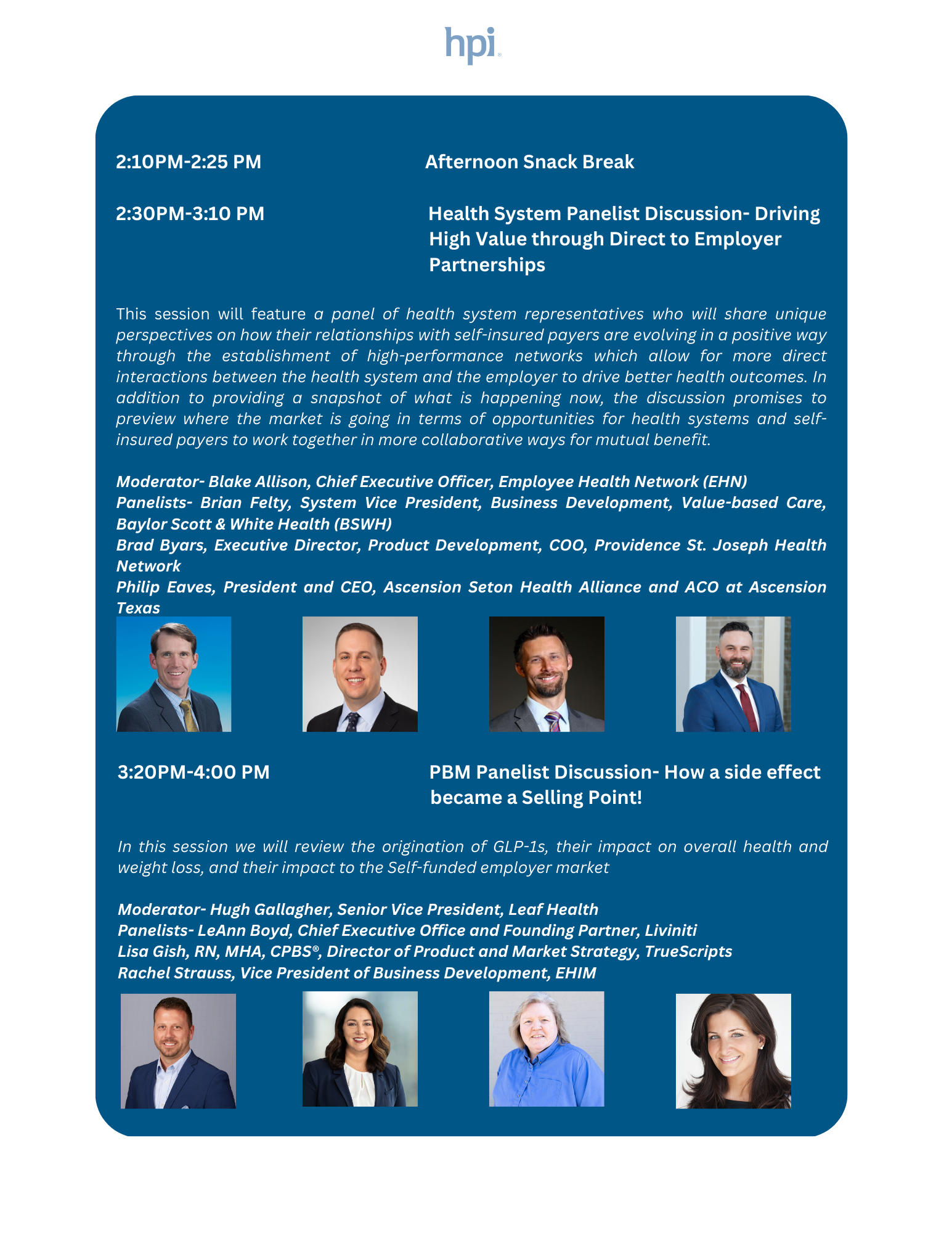 HPI Tickets | HPI 2024 Innovations Self-Funding Conference